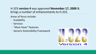 Presentation of H323 protocol | PPTX