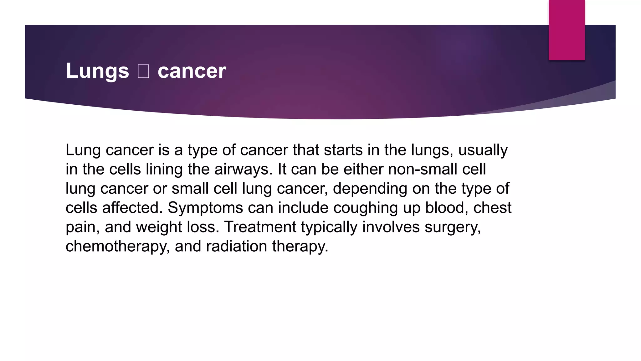 Cancer presentation | PPTX