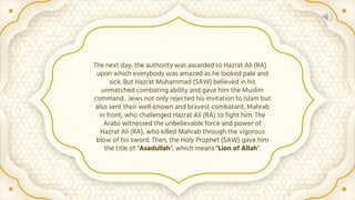 Hazrat Ali: A Comprehensive Journey through Life, Battles, and Legacy ...