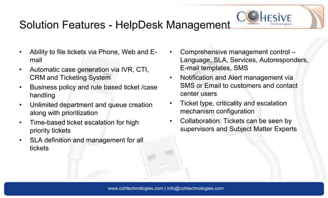 Presentation of helpdesk | PPT