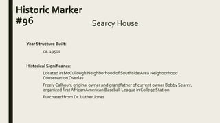 Presentation of Historical Markers | PPTX