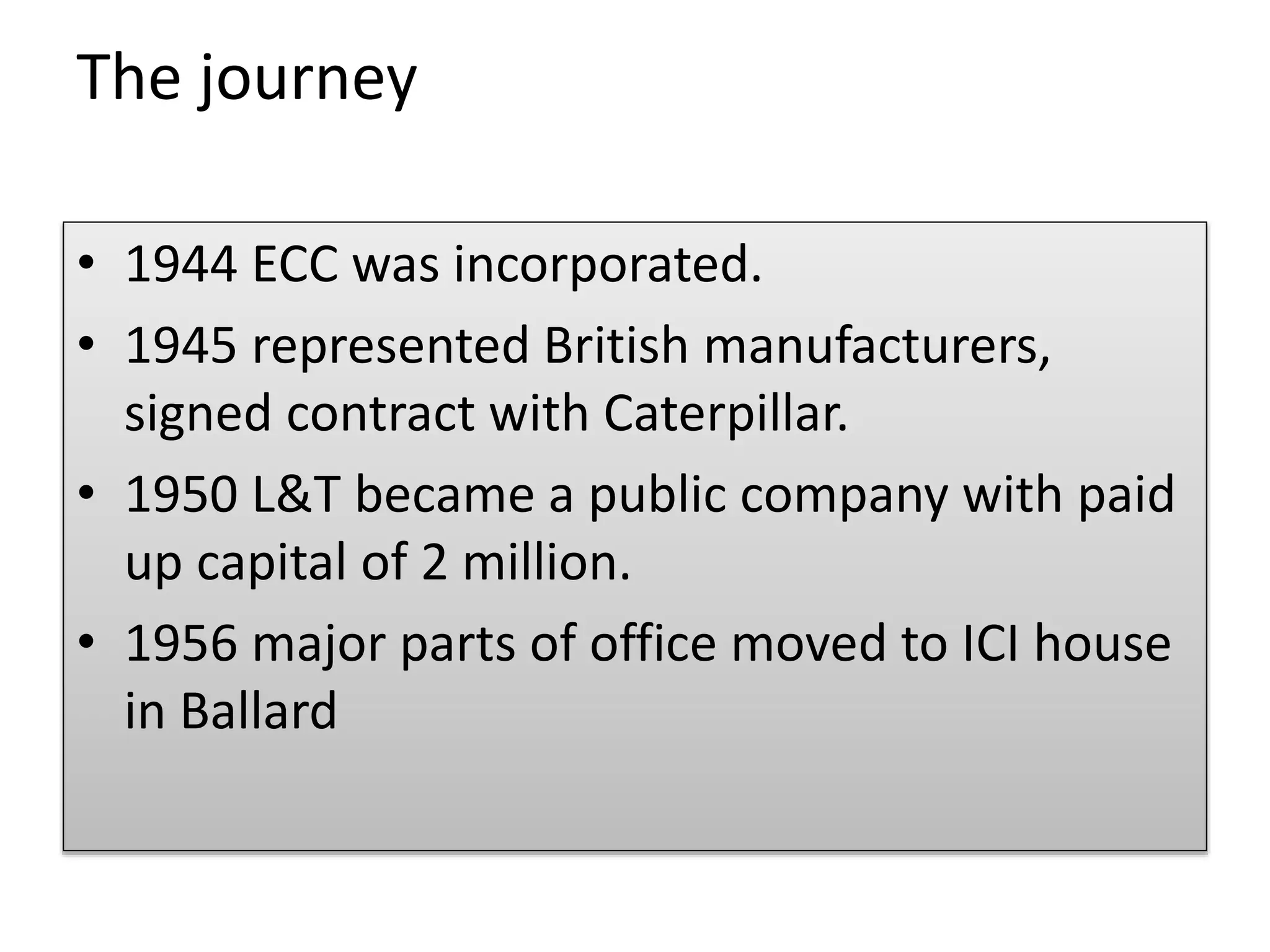 Presentation of history of l&t | PPTX