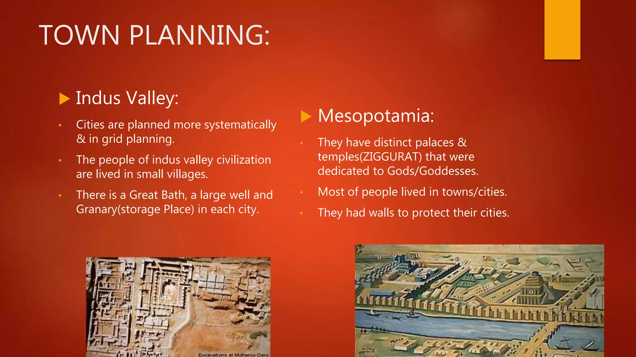 camparison of indus valley and mesopotamia | PPTX