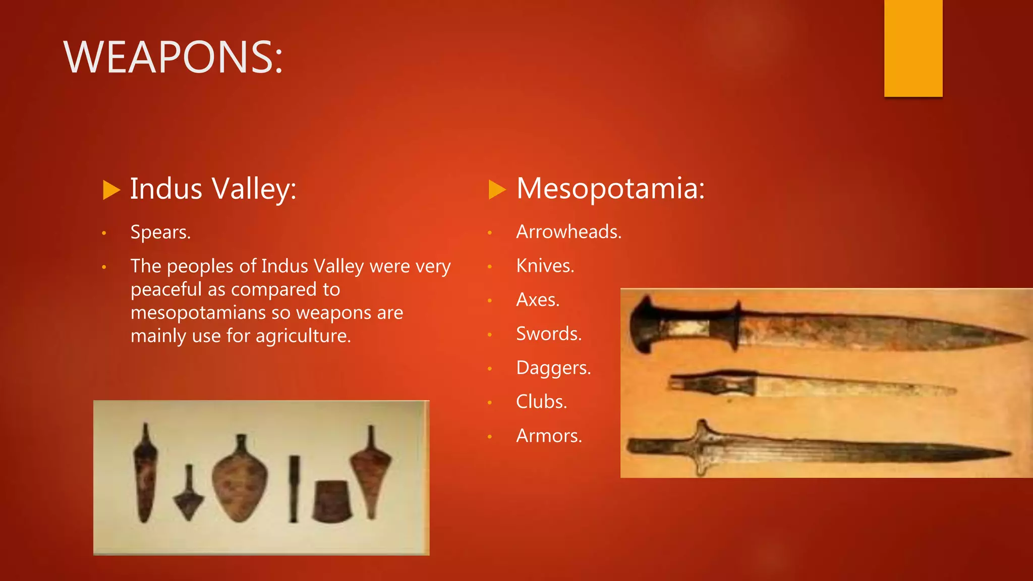camparison of indus valley and mesopotamia | PPTX