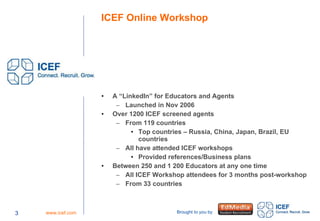 Presentation Of ICEF Online Services | PPT