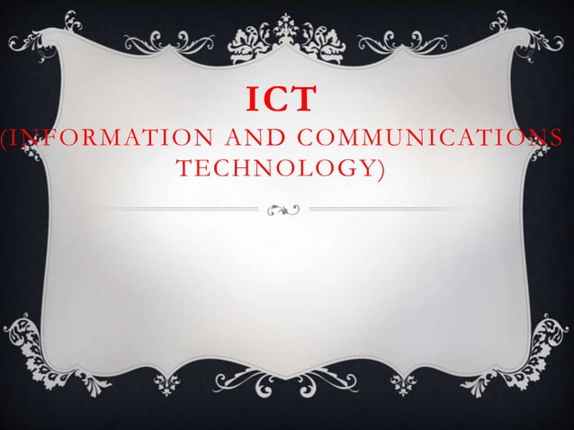 Presentation Of Ict Impacts Pptx Internet Computing