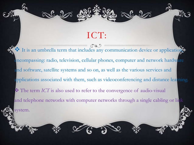 Presentation Of Ict Impacts Pptx Internet Computing