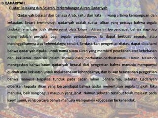 Presentation of ilmu kalam | PPT