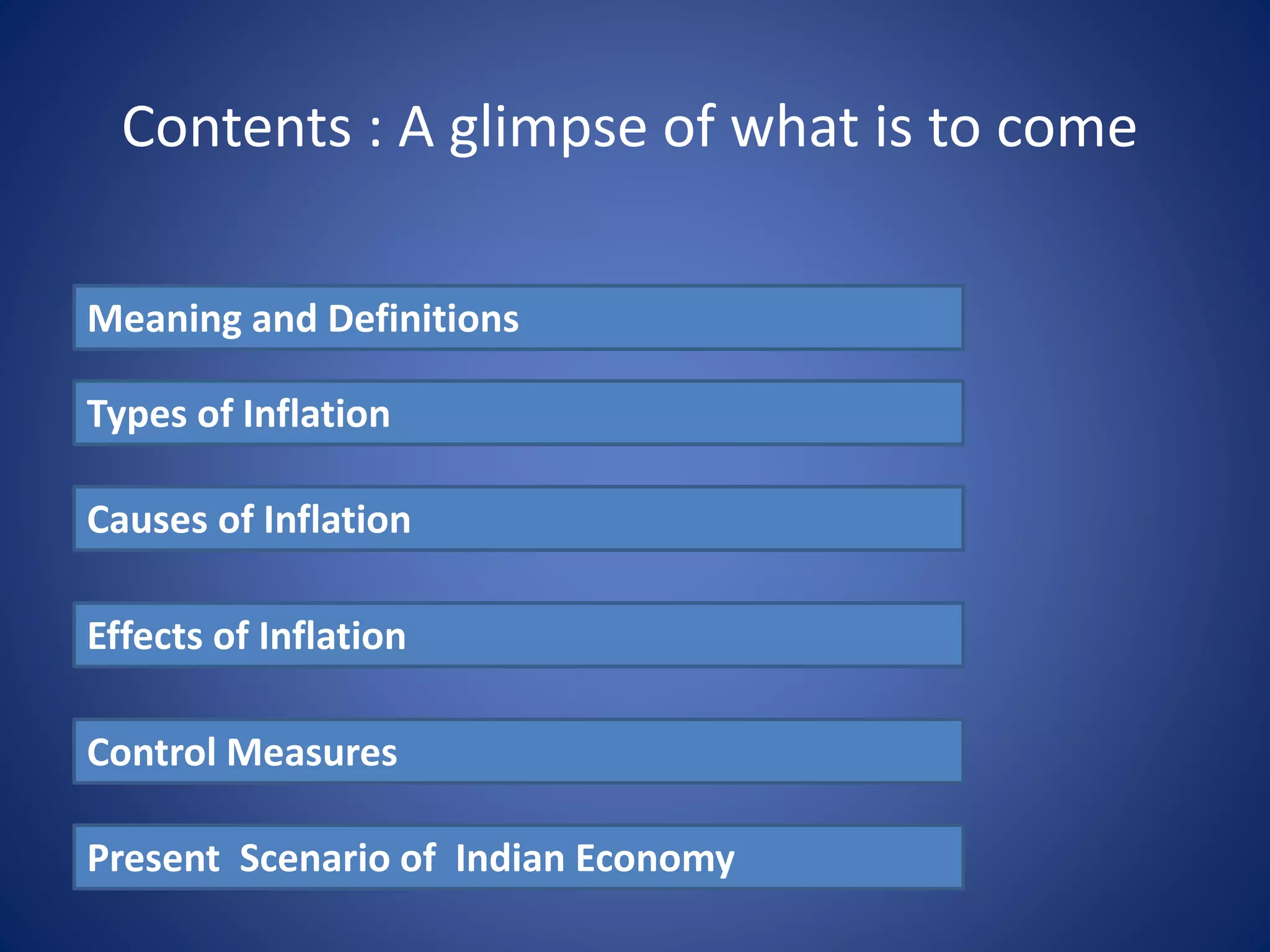 Presentation of inflation and Rwandan economy | PPTX