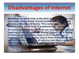 Benefits of Internet | PPTX