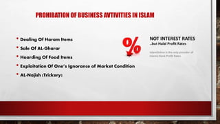PowerPoint Presentation of Prohibited Transactions in Islam | PPTX
