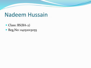 Presentation of islamic studies | PPTX