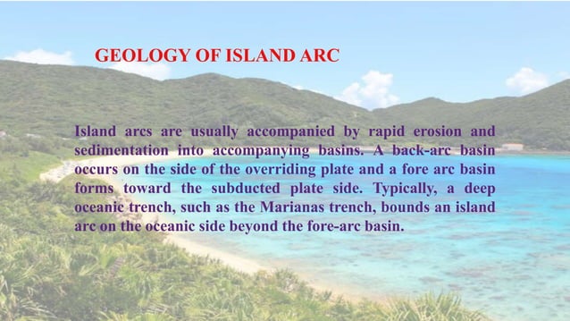 Presentation of island arcs | PPTX | Geography | Science