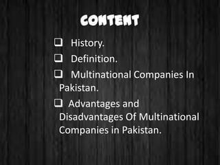 Multinational Companies... | PPTX