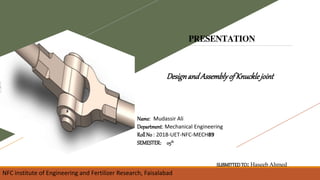 Presentation of knuckle joint | PPT