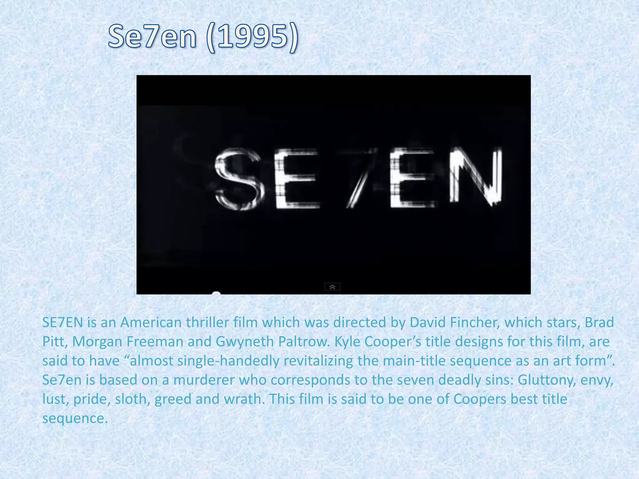 Presentation of kyle cooper | PPTX