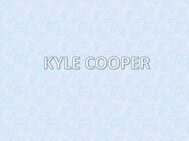 Presentation of kyle cooper | PPTX | Soundtracks, TV and Showtunes | Music