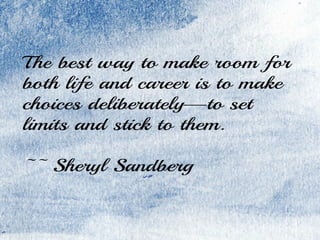 Quotes From Sheryl Sandberg’s “Lean In”Presentation of lean in quotes | PDF