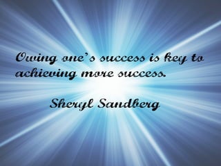 Quotes From Sheryl Sandberg’s “Lean In”Presentation of lean in quotes | PDF