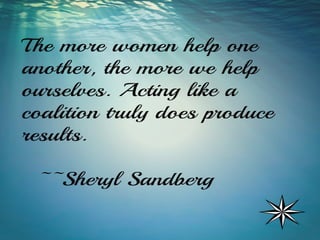 Quotes From Sheryl Sandberg’s “Lean In”Presentation of lean in quotes | PDF
