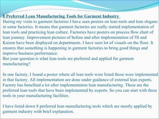 Lean Manufacturing and Principles | PPT