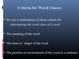 Content and Function Words | PPT