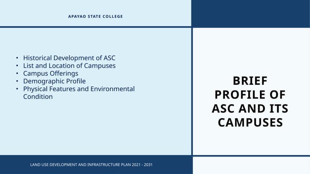 LAND USE DEVELOPMENT AND INFRASTRUCTURE PLAN | PPTX | Developmental ...