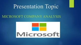 microsoft analysis | PPTX
