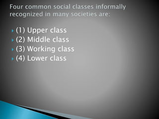 Types of social classes in Bangladesh & characteristics and how its ...