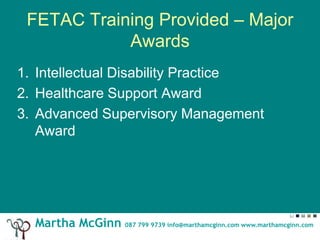 Presentation+Of+Martha+Mc Ginn+Training+And+Consultation | PPT