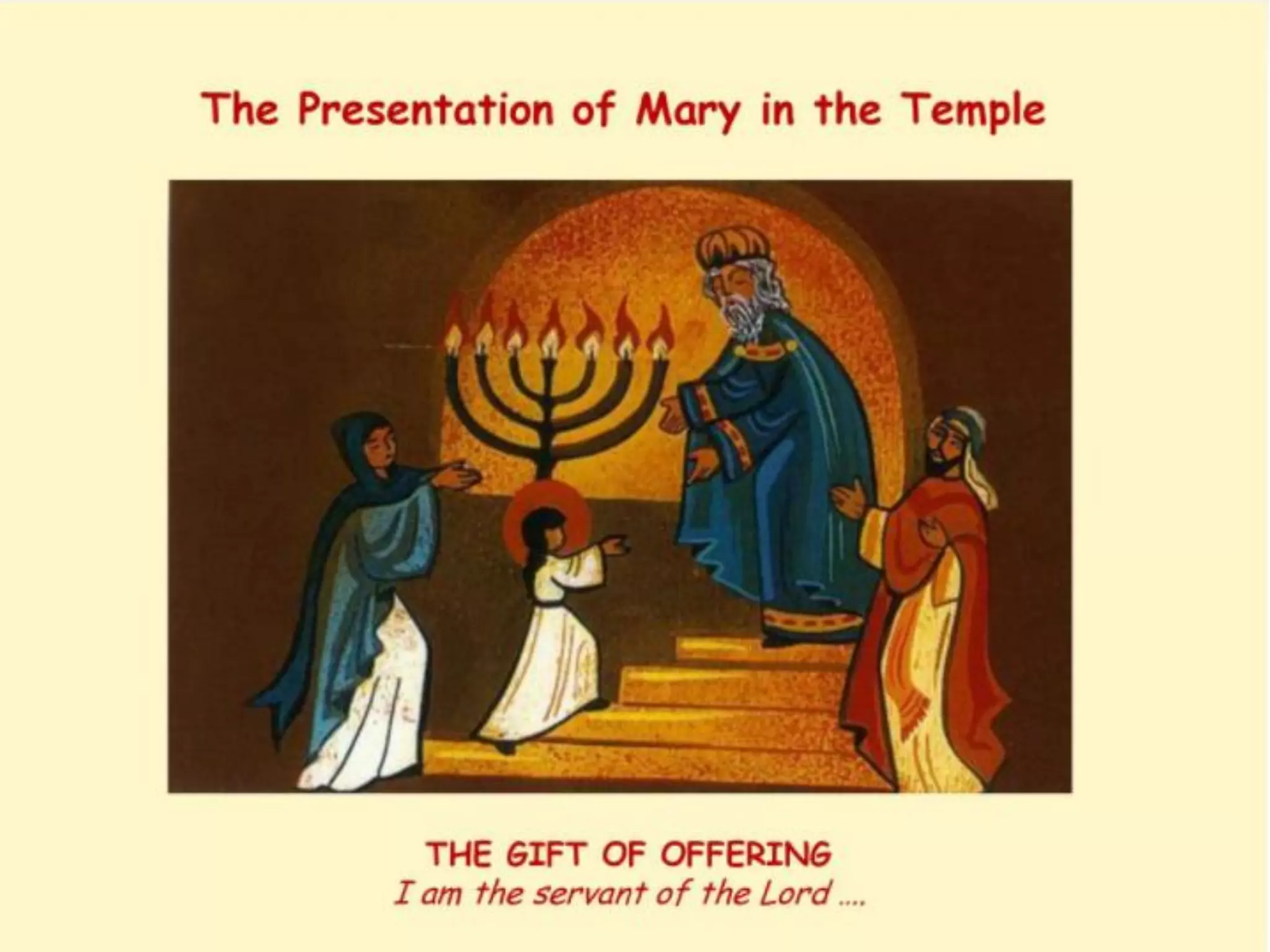 Presentation of Mary in the Temple | PDF