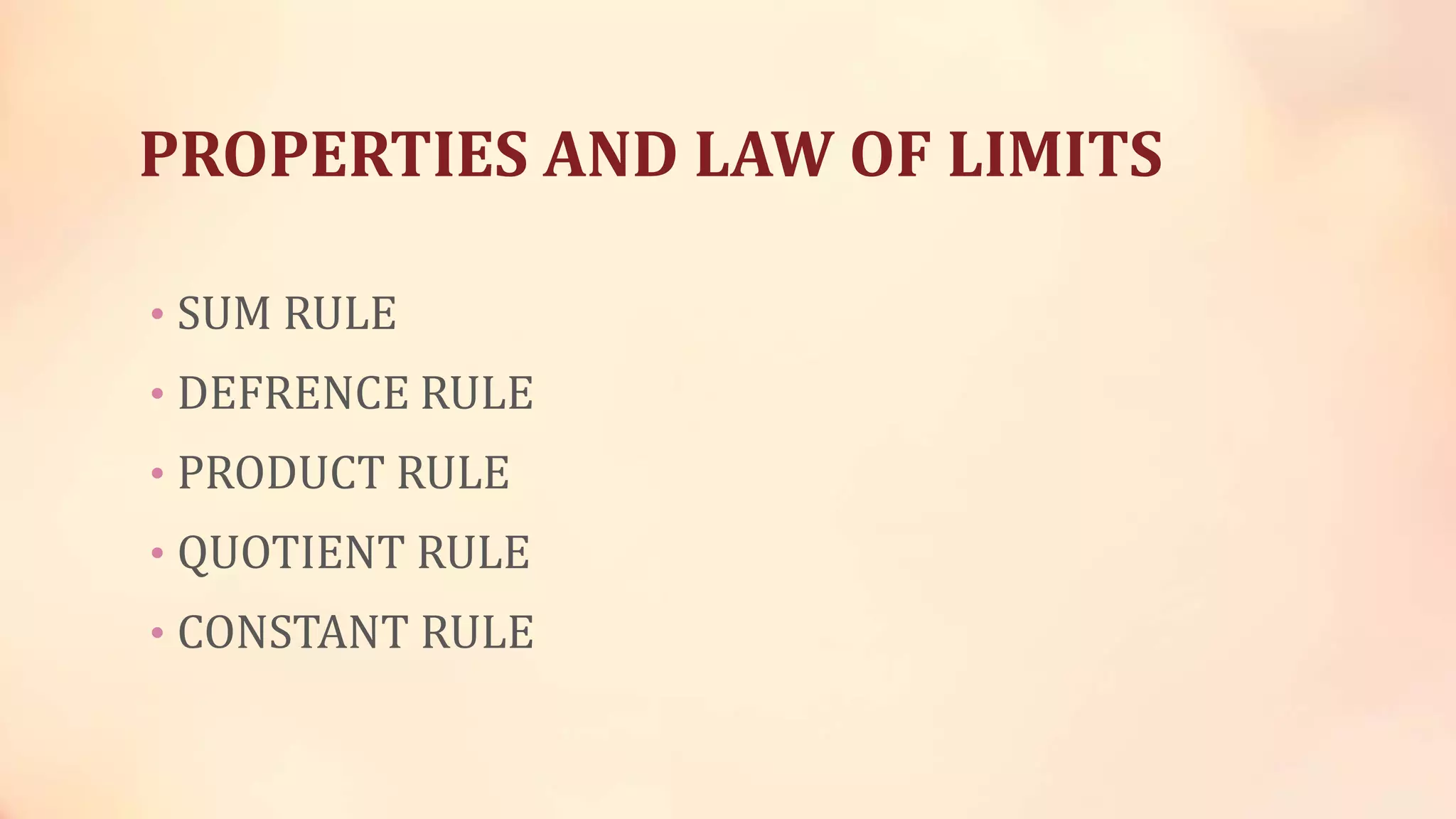 Limits in Maths presentation | PPTX