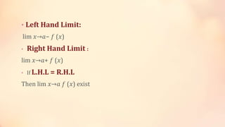 Limits in Maths presentation | PPTX | Programming Languages | Computing