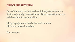 Limits in Maths presentation | PPTX