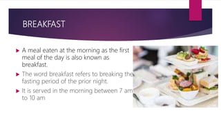 Presentation of Meal Management | PPTX