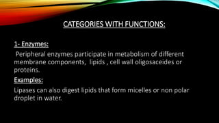 Membrane binding proteins | PPTX