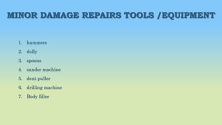 Presentation of minor damage | PPTX