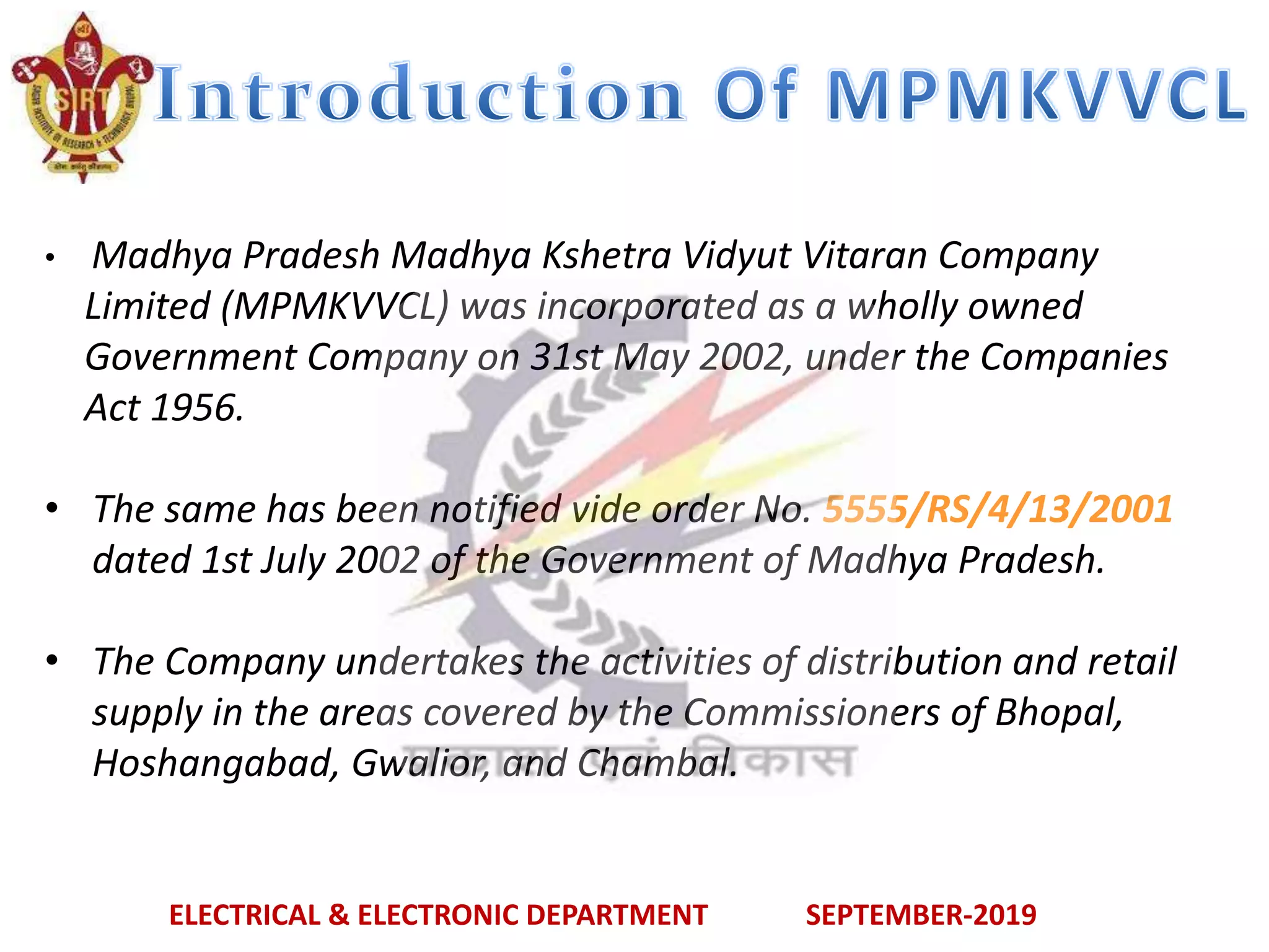 Presentation of mpeb (mpmkvvcl) | PPTX