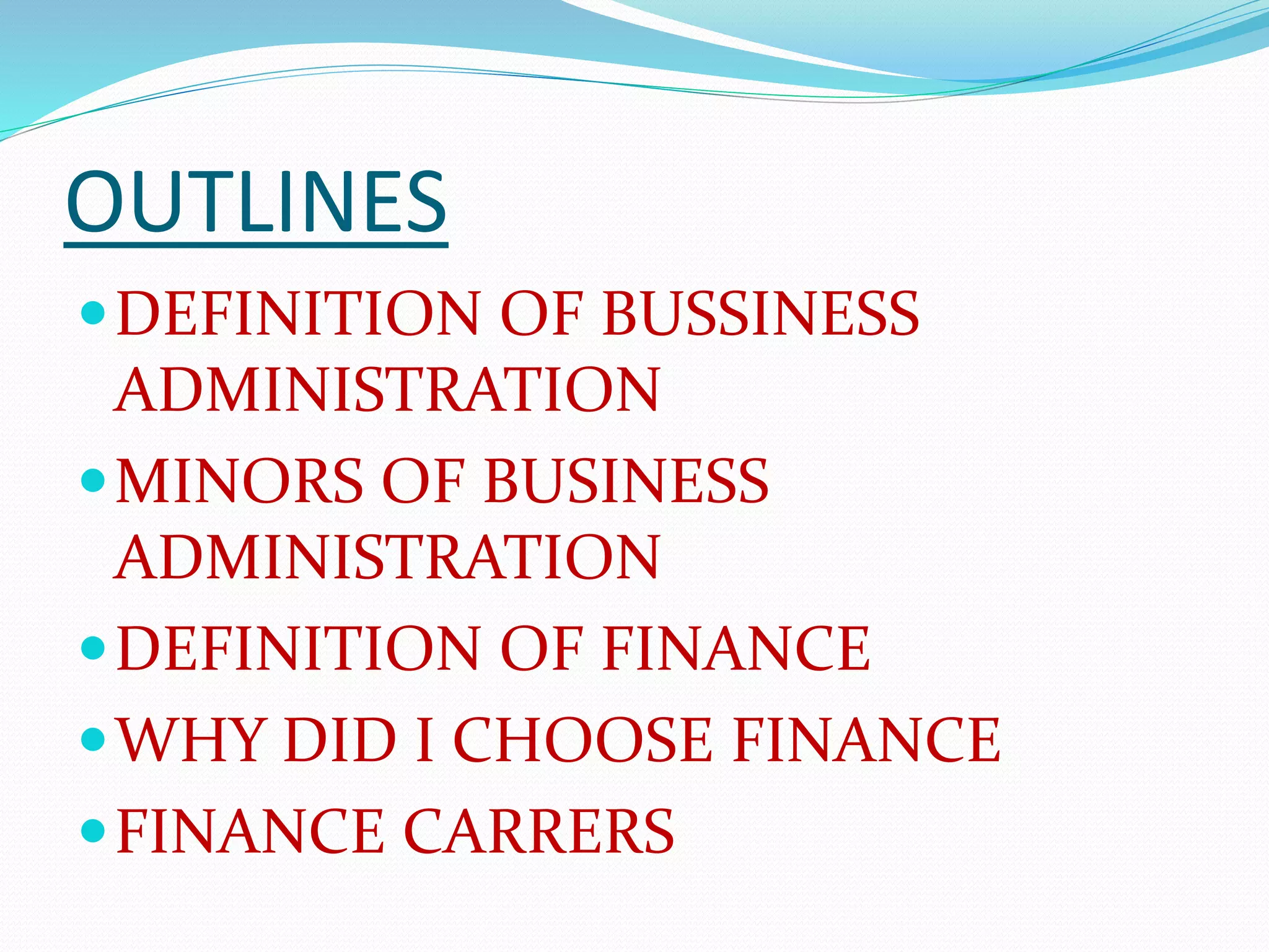Presentation of my major | PPTX