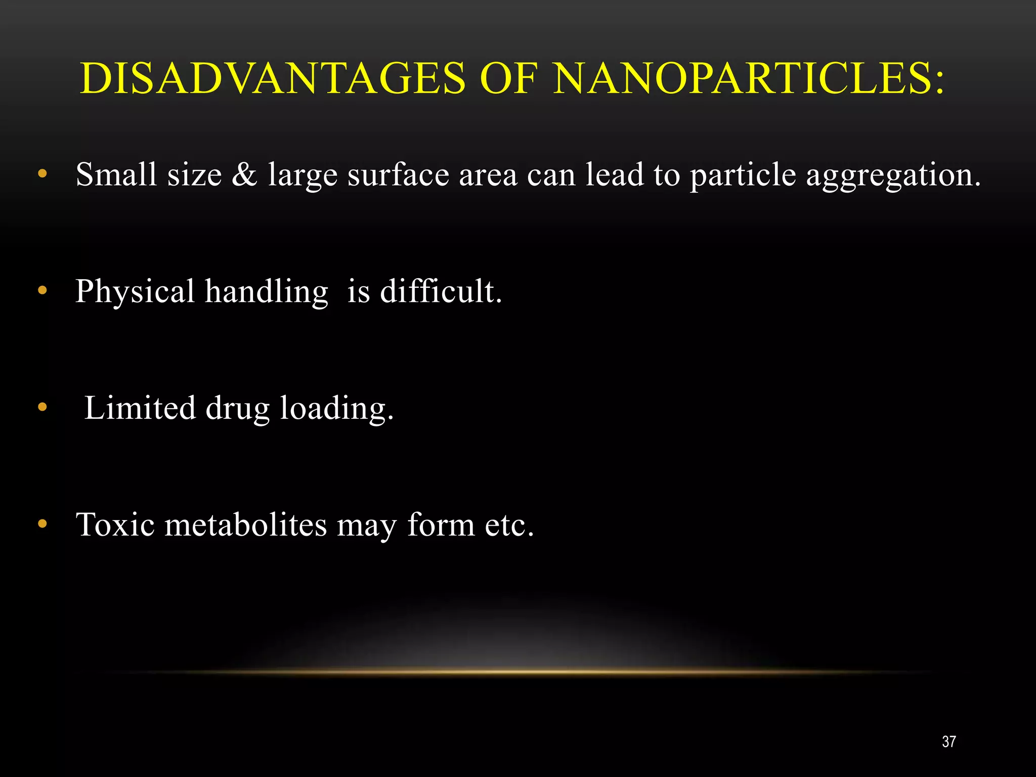 Pr esent ation of nanoparticle | PPTX