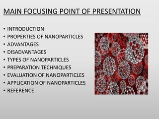 presentationofnanoparticles-220430074606.pptx | Chemistry | Science