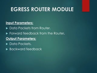 Network Bottleneck Avoidance Using Edge Routers | PPT | Computer Networking | Computing