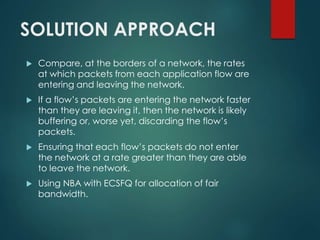 Network Bottleneck Avoidance Using Edge Routers | PPT | Computer Networking | Computing