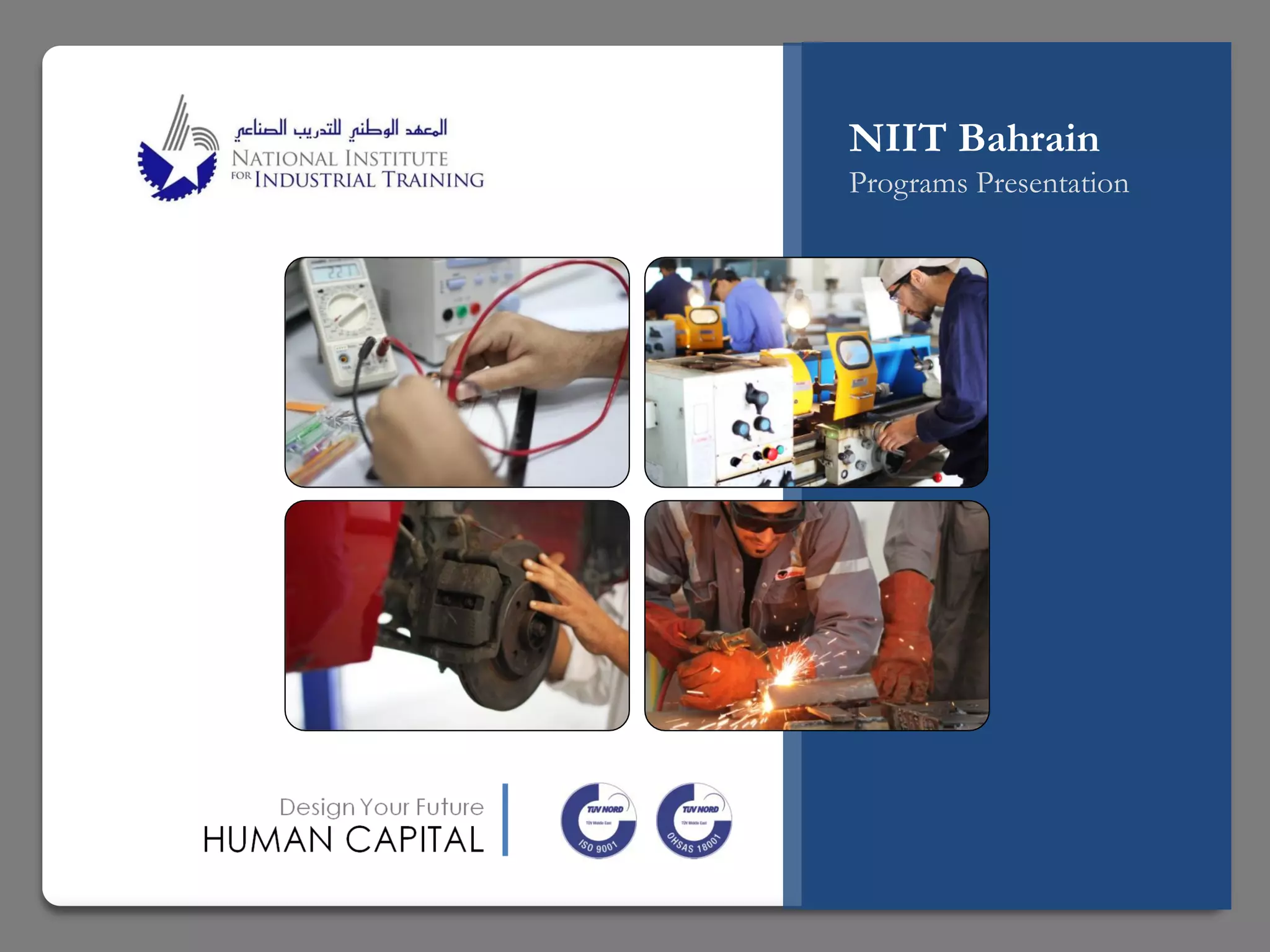 Presentation of NIIT Bahrain - 27-08-2018 | PPT