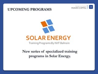 Presentation of NIIT Bahrain - 27-08-2018 | PPT