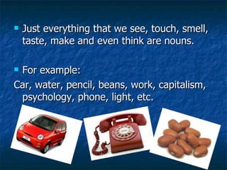 Presentation of nouns | PPT