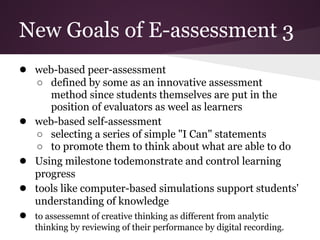 Presentation of ola erstad's paper of changing assessment practices and the role of it dongyi ...