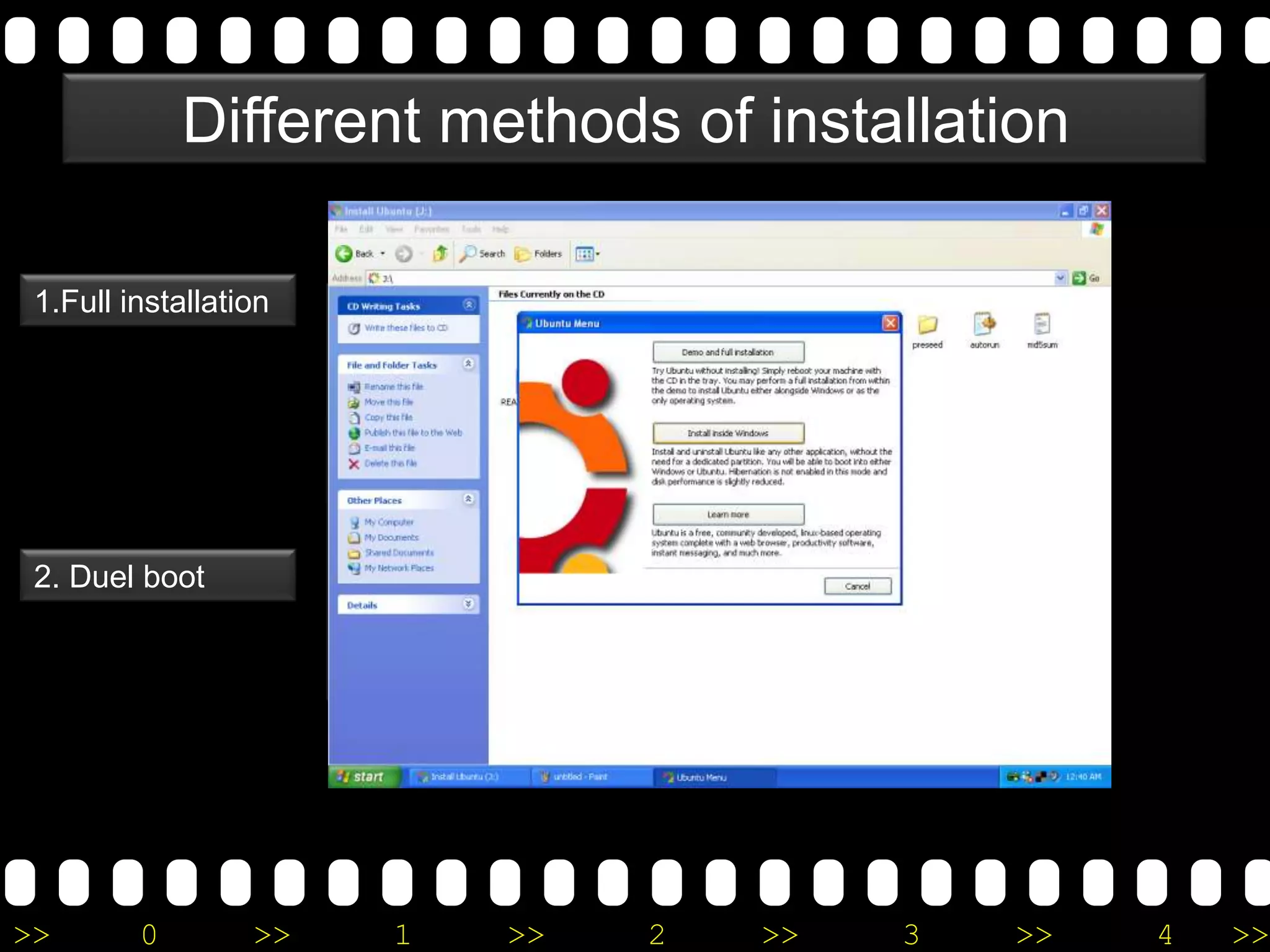 Ubuntu and Window | PPTX | Operating Systems | Computer Software and Applications
