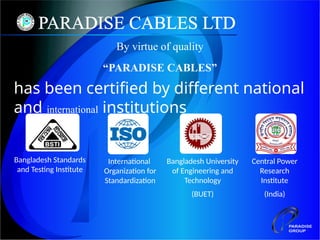 Presentation of Paradise Cables Limited.pptx