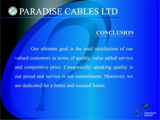 Presentation of Paradise Cables Limited.pptx
